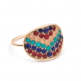 RING - Wise multi stone sequin ring | Ginette NY